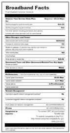 BROADBAND FACTS | SRT