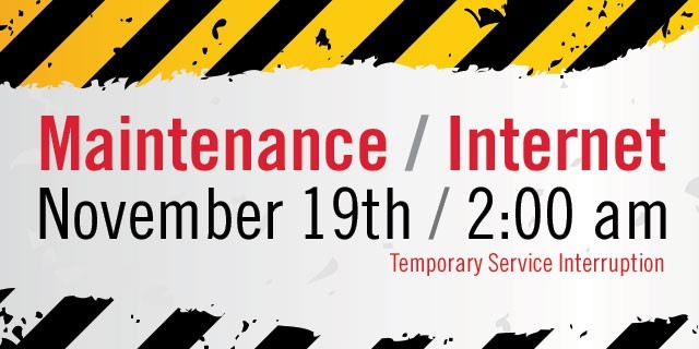 Internet Service Interruption Notification - SRT.COM