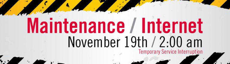 Internet Service Interruption Notification - SRT.COM